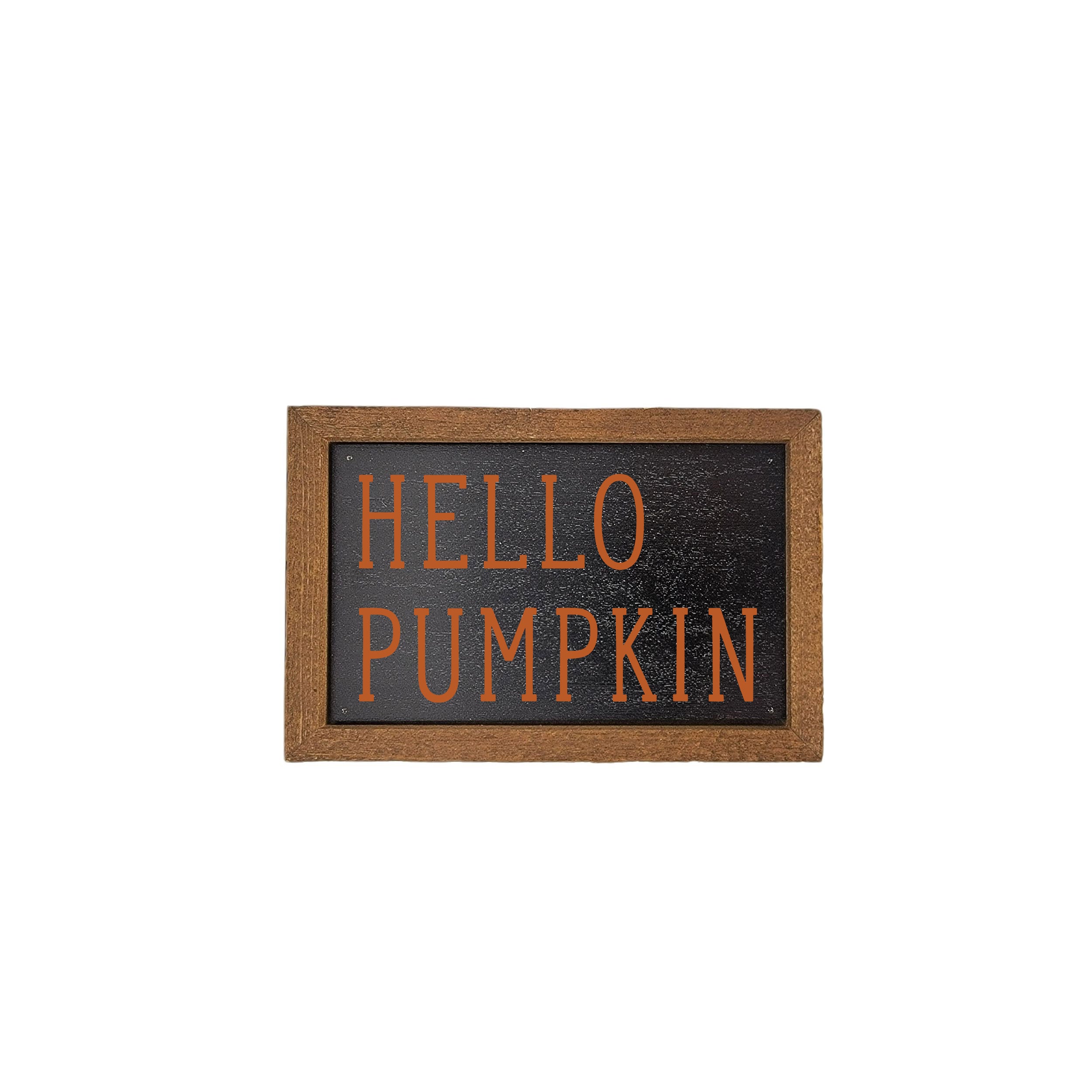 6X4 Home Accent Hello Pumpkin Fall Décor - AW072 - 2 Per Pack ($6.00 E ...
